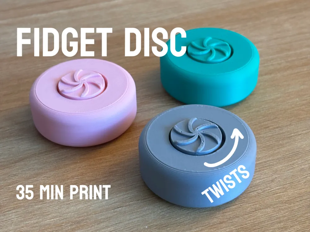 Fidget Disc by kreitzn - MakerWorld