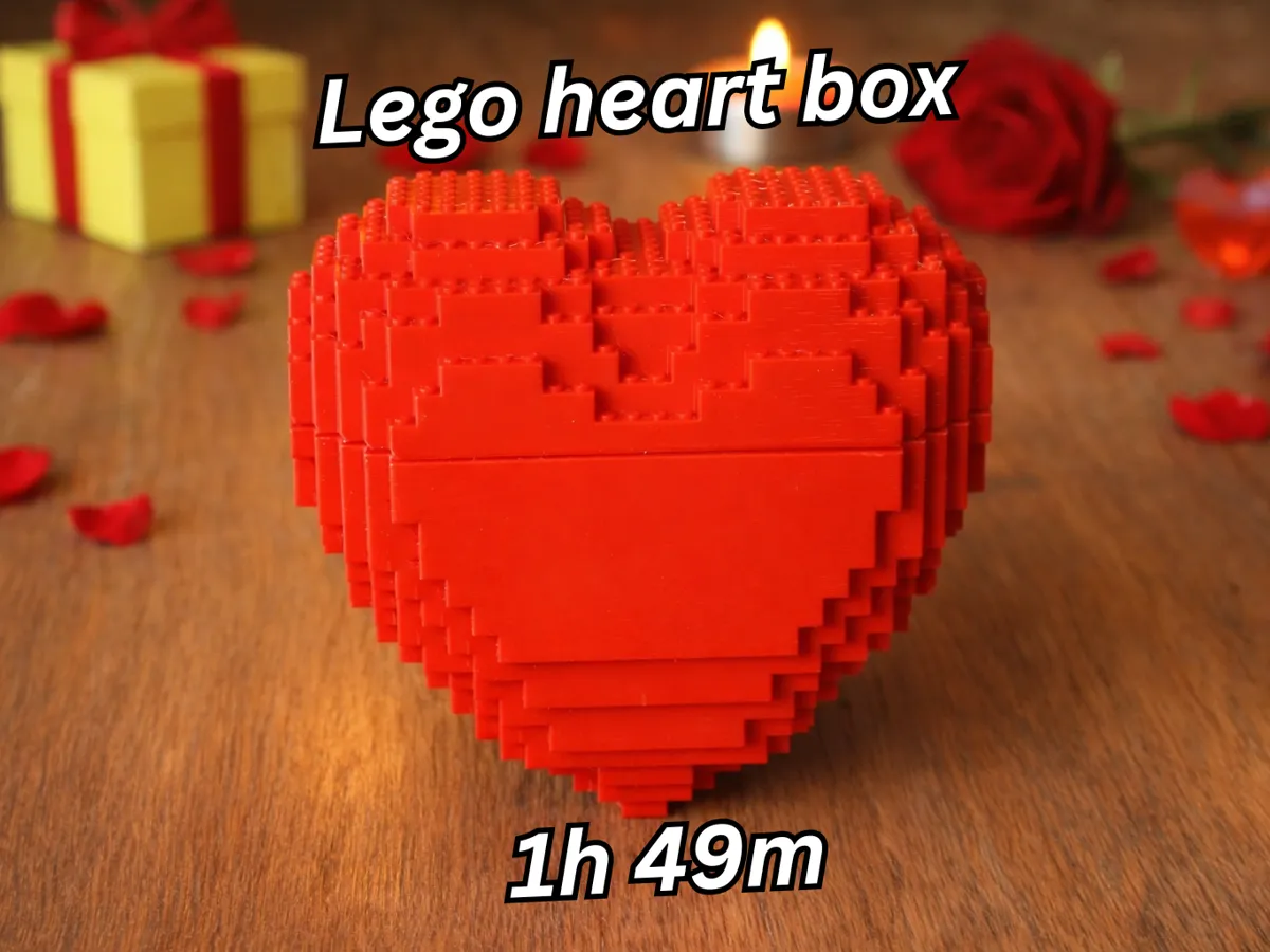 LEGOs Heart | Decorative Brick Build | Gift - Free 3D Print Model ...