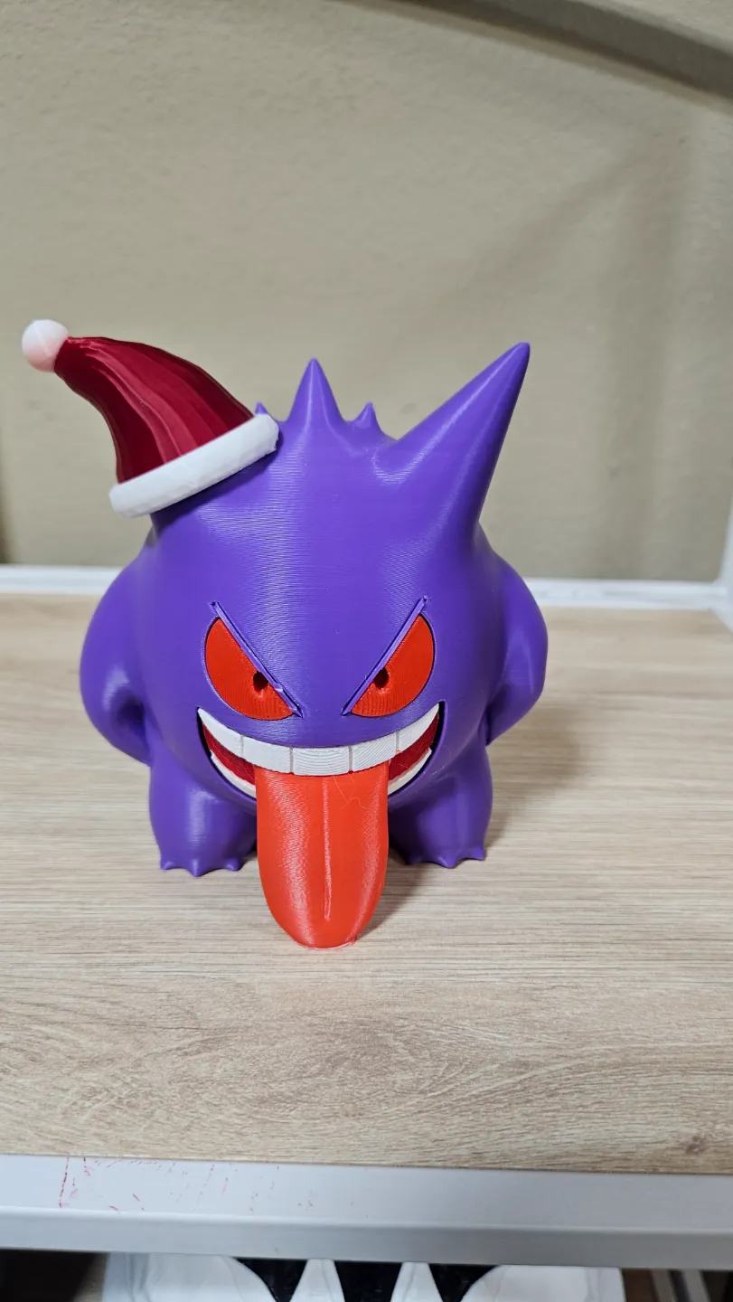 Gengar Multipart with Santa Hat by Misterdoctor - MakerWorld