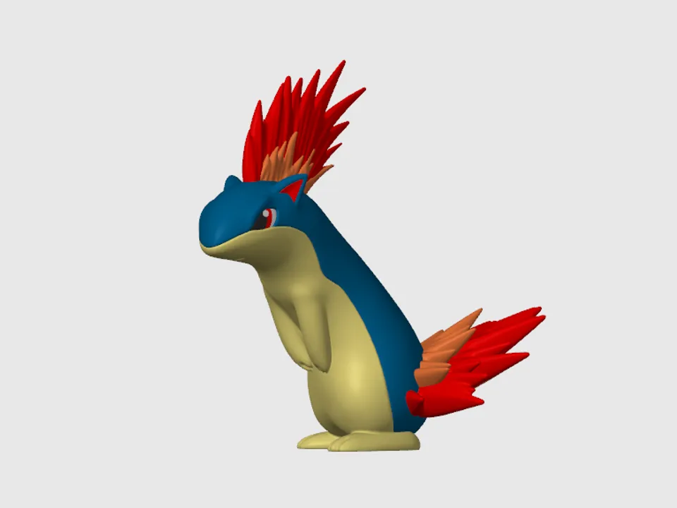 Quilava Multicolor - Free 3D Print Model - MakerWorld