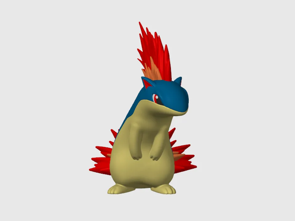 Quilava Multicolor - Free 3D Print Model - MakerWorld