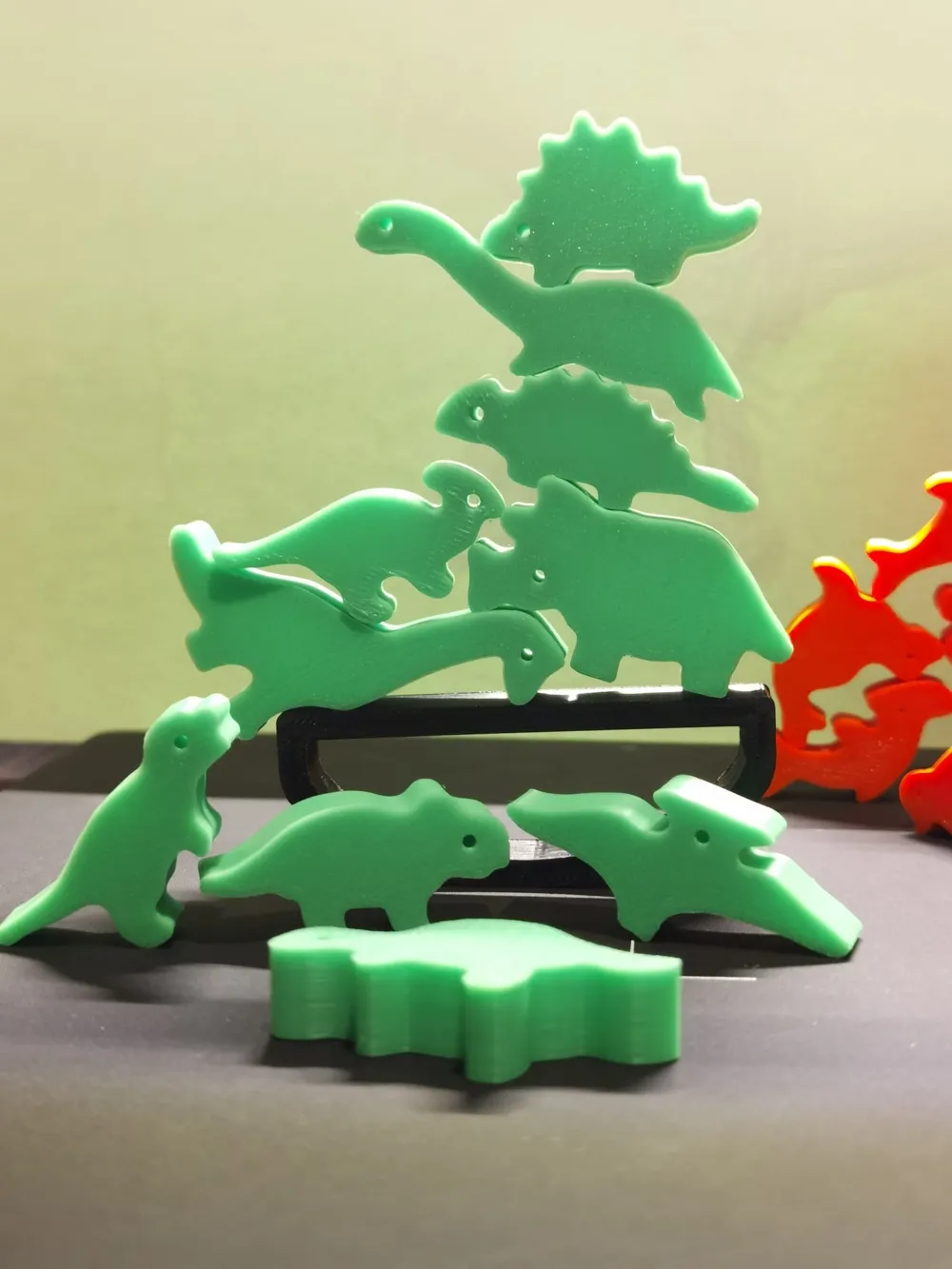Dinosaur Balance Game - Free 3D Print Model - MakerWorld