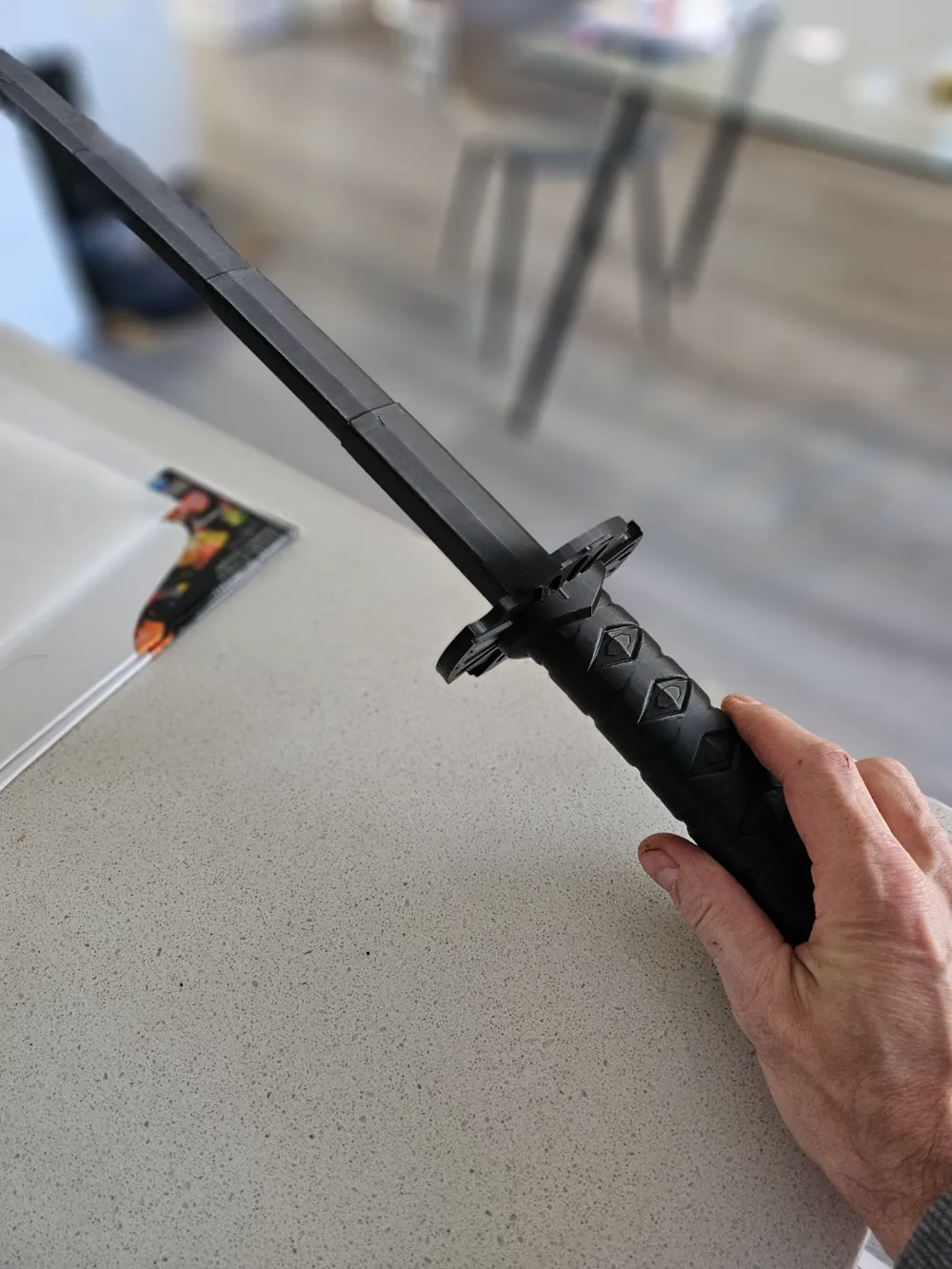 Katana V1 print in place, foldable sword by Tommy Gun - MakerWorld