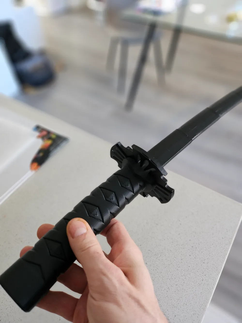 Katana V1 print in place, foldable sword by Tommy Gun - MakerWorld