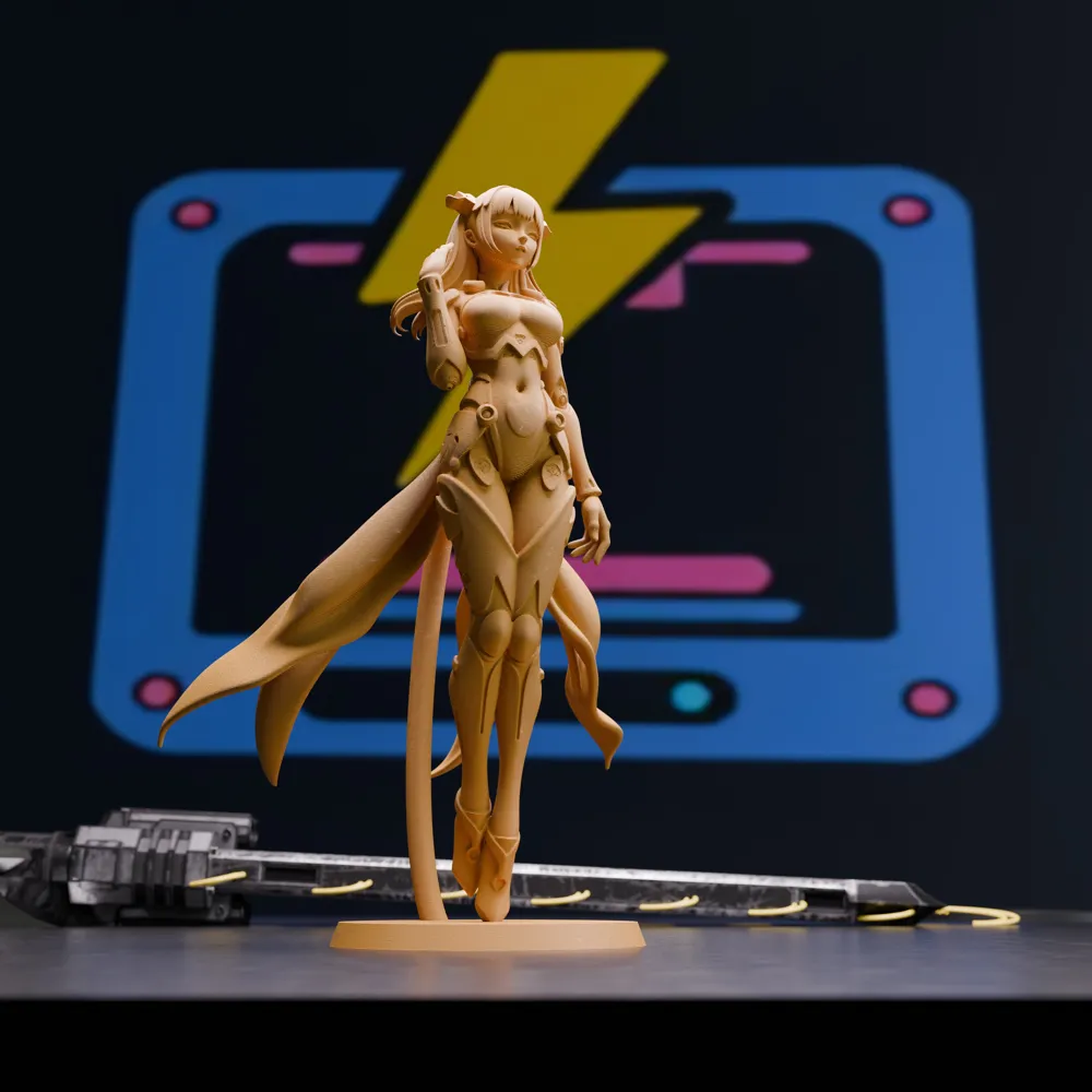 Asuka - 机甲女孩 来自 TheLightning MakerWorld：免费下载 3D 模型