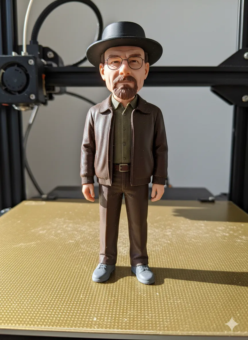 Walter White statue - Free 3D Print Model - MakerWorld