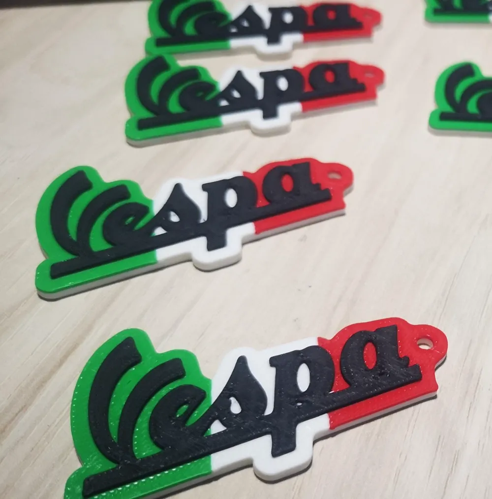 VESPA KEYRING KEYCHAIN LLAVERO by Xtronchox - MakerWorld