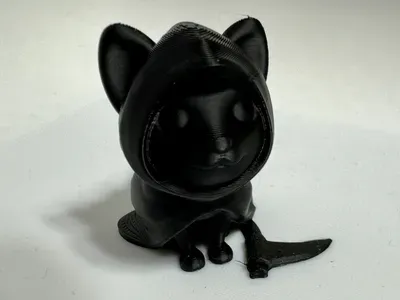 grim reaper cat cute by thepumaprinter - MakerWorld