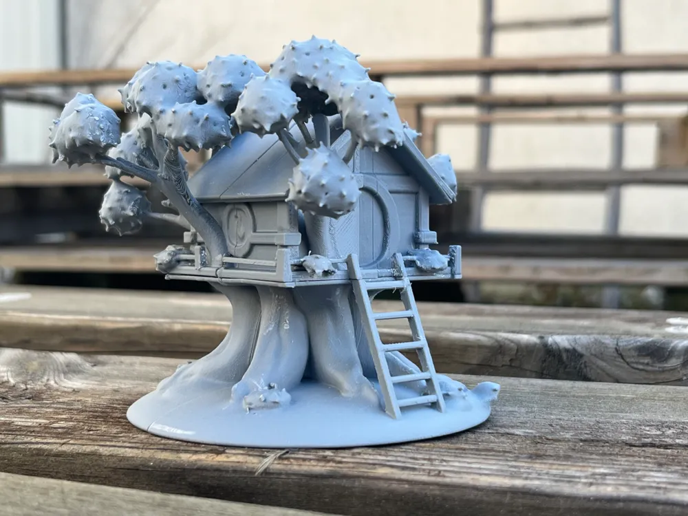 miniature tree house hobbit by lagalerylab MakerWorld: Download Free 3D ...