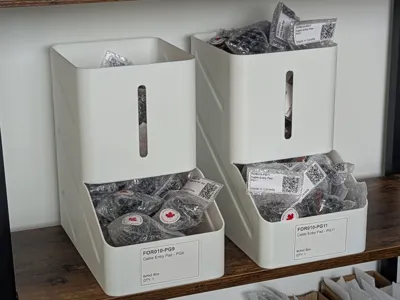 Small Parts Dispenser Bins - Gravity Fed - Free 3D Print Model - MakerWorld