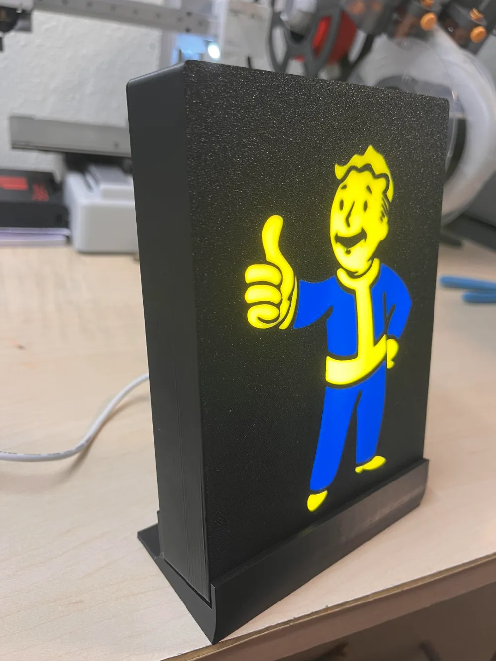 Light box Vault Man by cz32532 - MakerWorld
