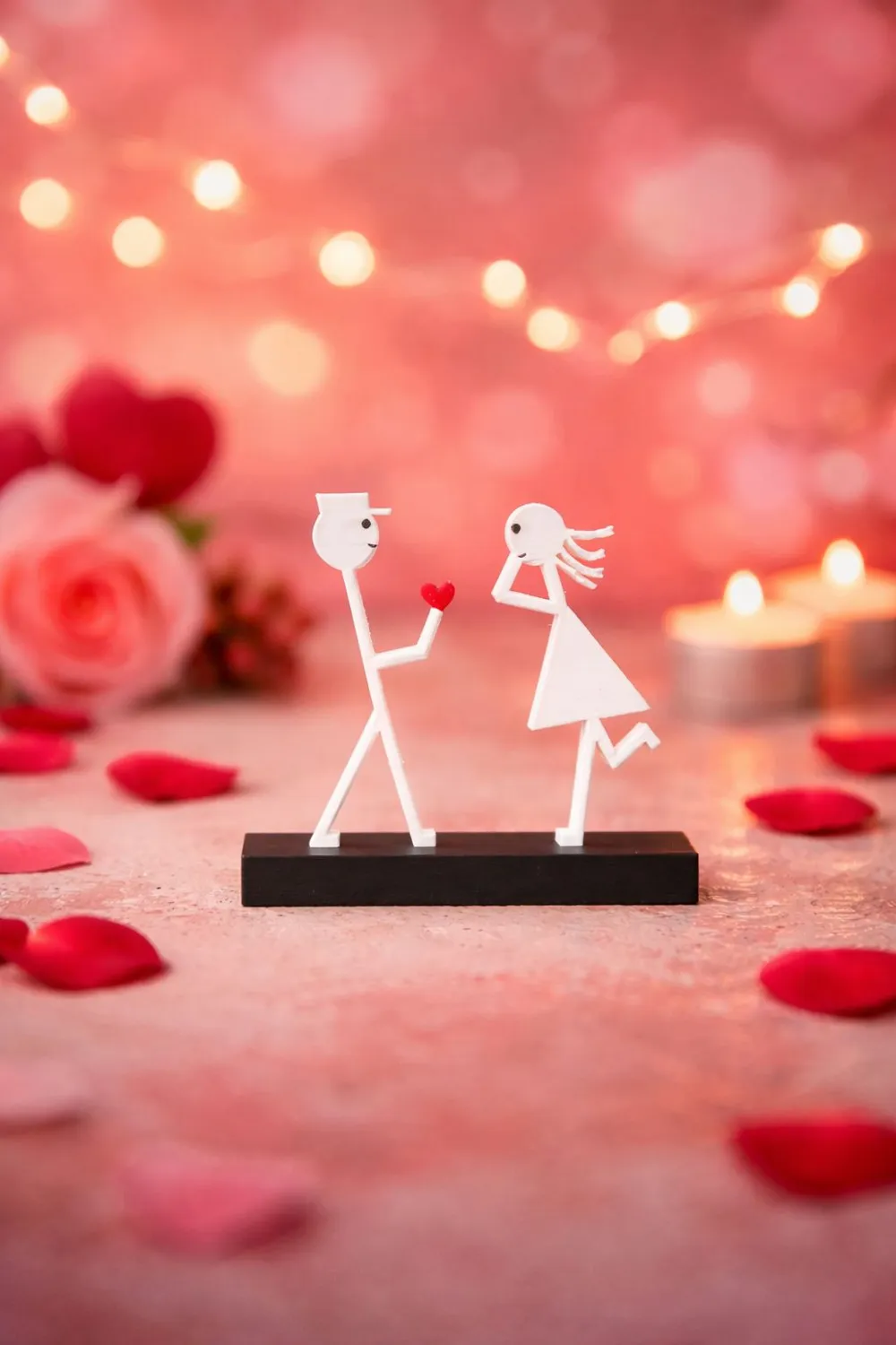 Stick Figure Couple Love: Proposal in 3D Print! - Free 3D Print Model ...