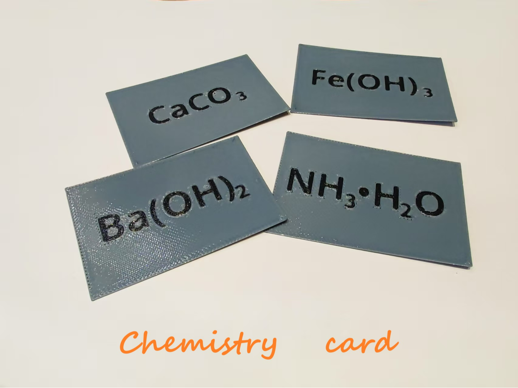 Chemistry Card Game by DoingMakerWorld: Download Free 3D Models