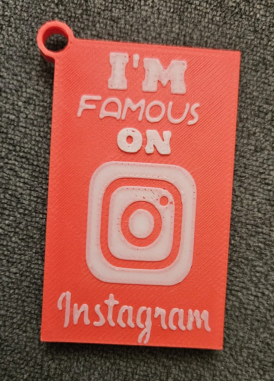 INSTAGRAM KEYCHAIN by ZumDag - MakerWorld