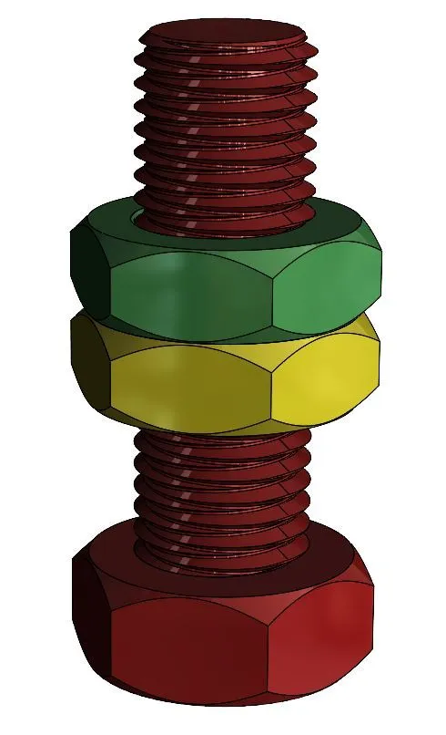 M24 Bolt with Left and Right hand threads by m_IDEX - MakerWorld