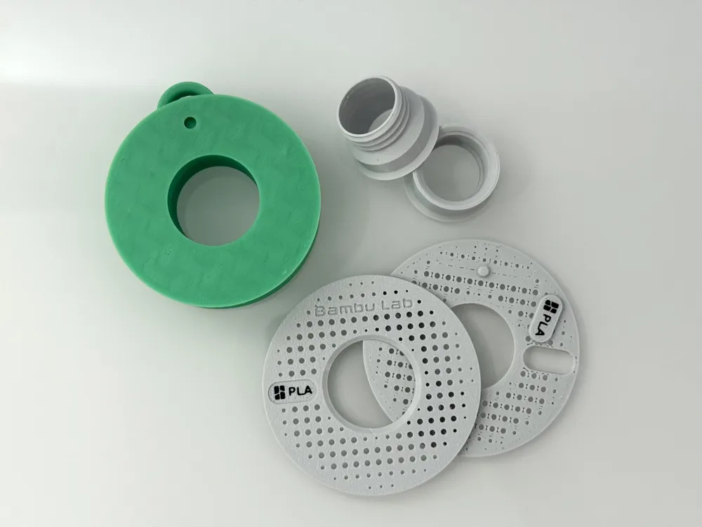 3:8 Scale Mini Filament Spool Ornament - Free 3D Print Model - MakerWorld