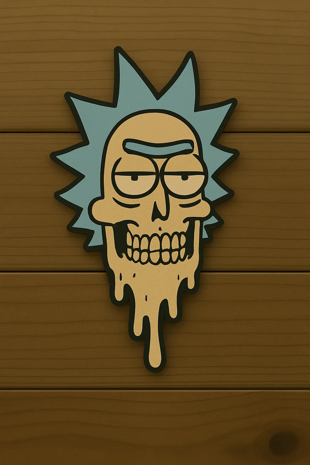 Melting Rick Skull by 3DPrintsForYou MakerWorld: Download Free 3D Models
