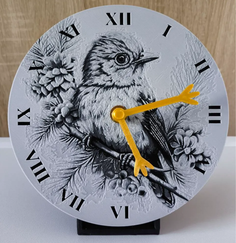 Sparrow Clock Hueforge by timbo0674 - MakerWorld