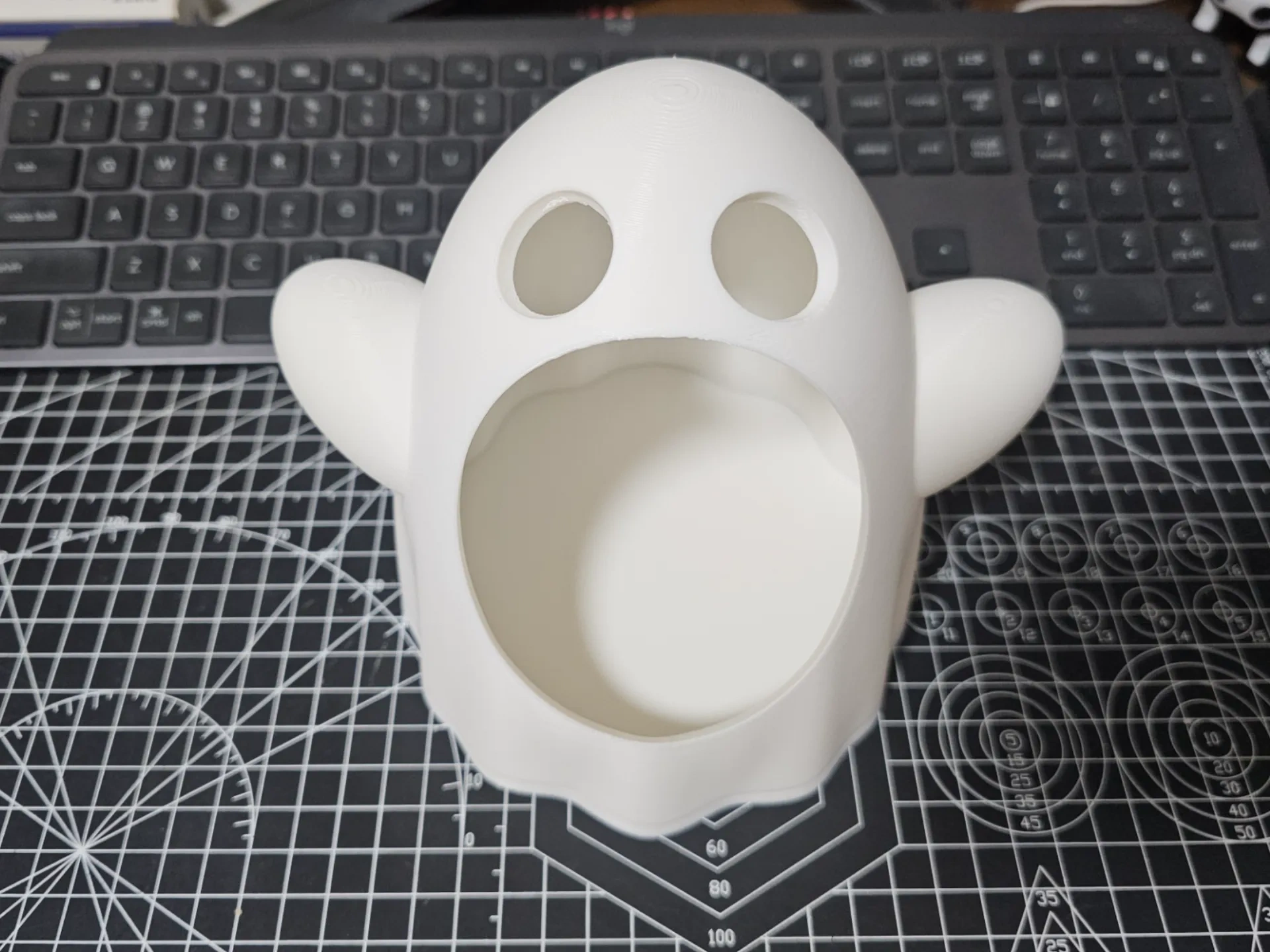 Ghost Candy Box, Junk Box, Bamboo Poop Bin by 好奇崽 - MakerWorld