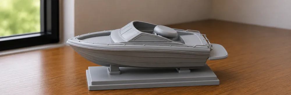 Motorboat Statue Collection - Free 3D Print Model - MakerWorld