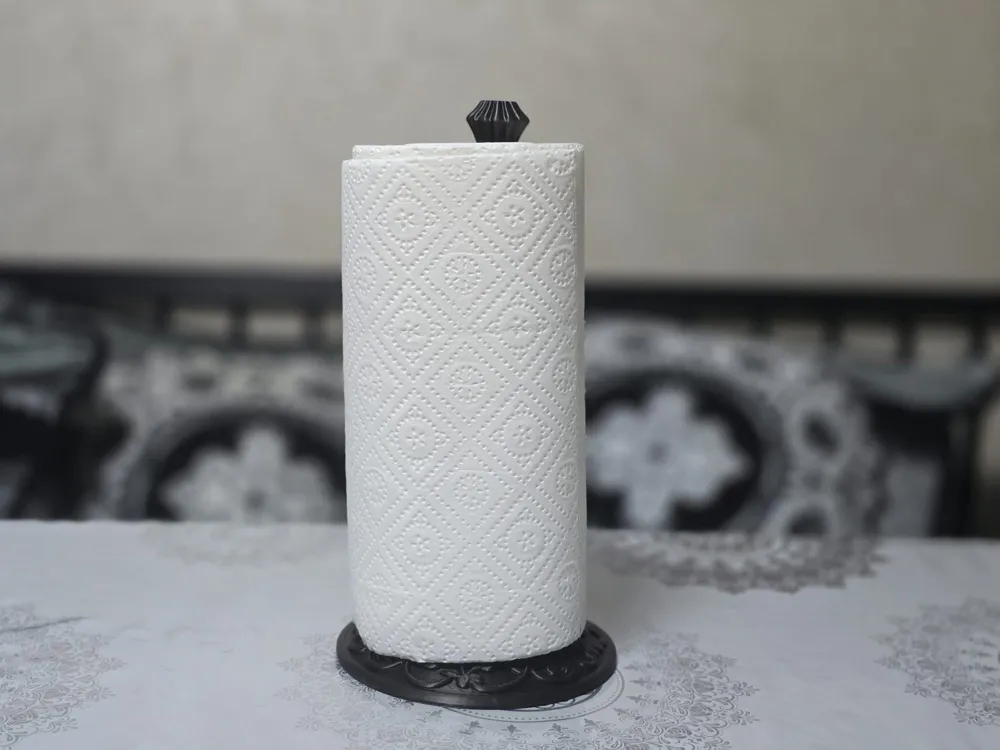 Ornate Paper Towel Holder - Free 3D Print Model - MakerWorld
