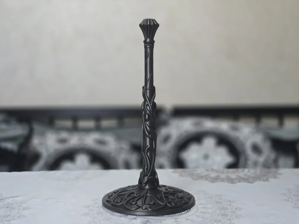 Ornate Paper Towel Holder - Free 3D Print Model - MakerWorld