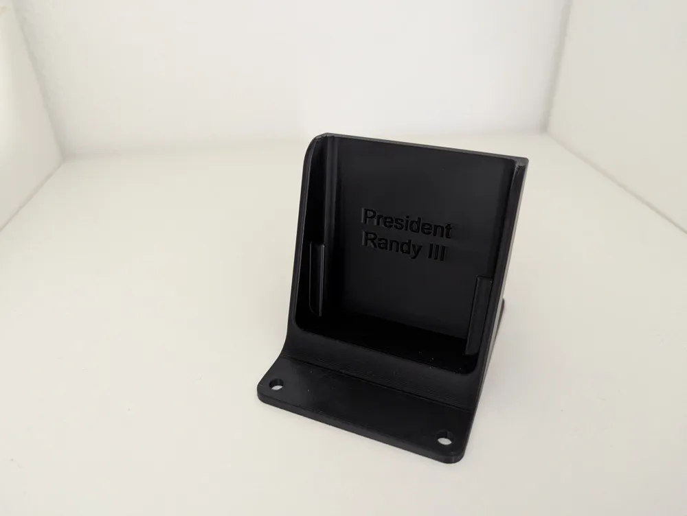 President Randy III Desk Holder / Stand - Free 3D Print Model - MakerWorld