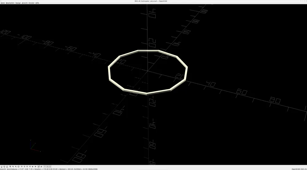 BSG 2D ENDECAGON FRAME | Basic shape by Contraptor Lab - MakerWorld