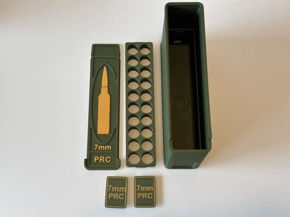 Ammo Storage Box 7mm PRC 20 Round by Coconut - MakerWorld