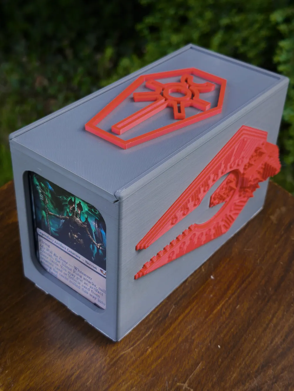 W40k Necron MTG Deck Box 200+ cards - Free 3D Print Model - MakerWorld