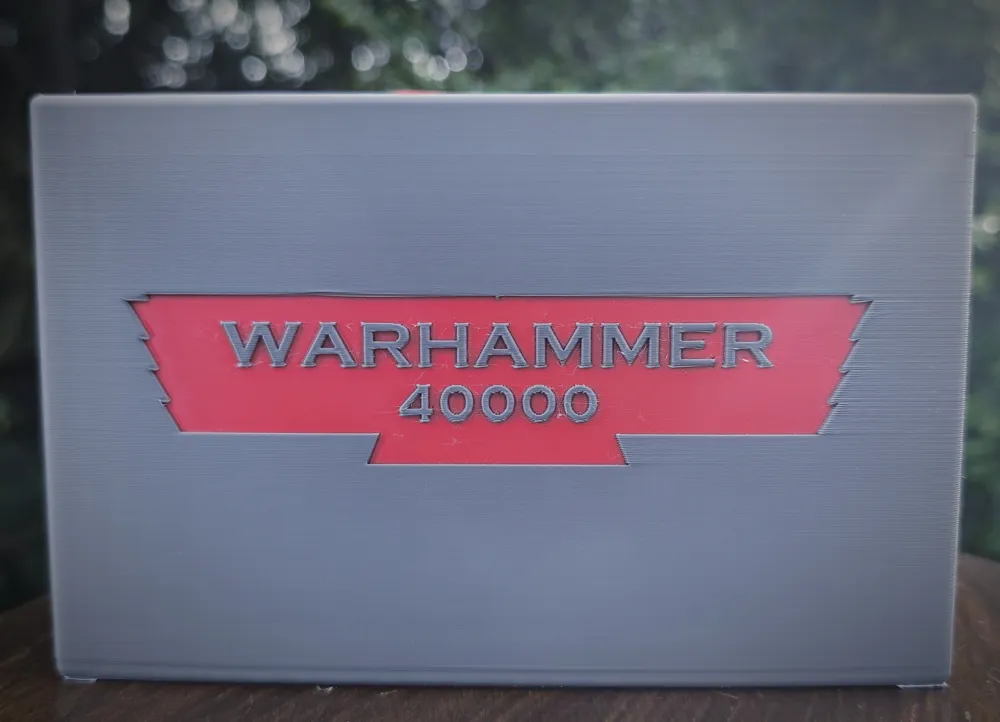 W40k Necron MTG Deck Box 200+ cards - Free 3D Print Model - MakerWorld
