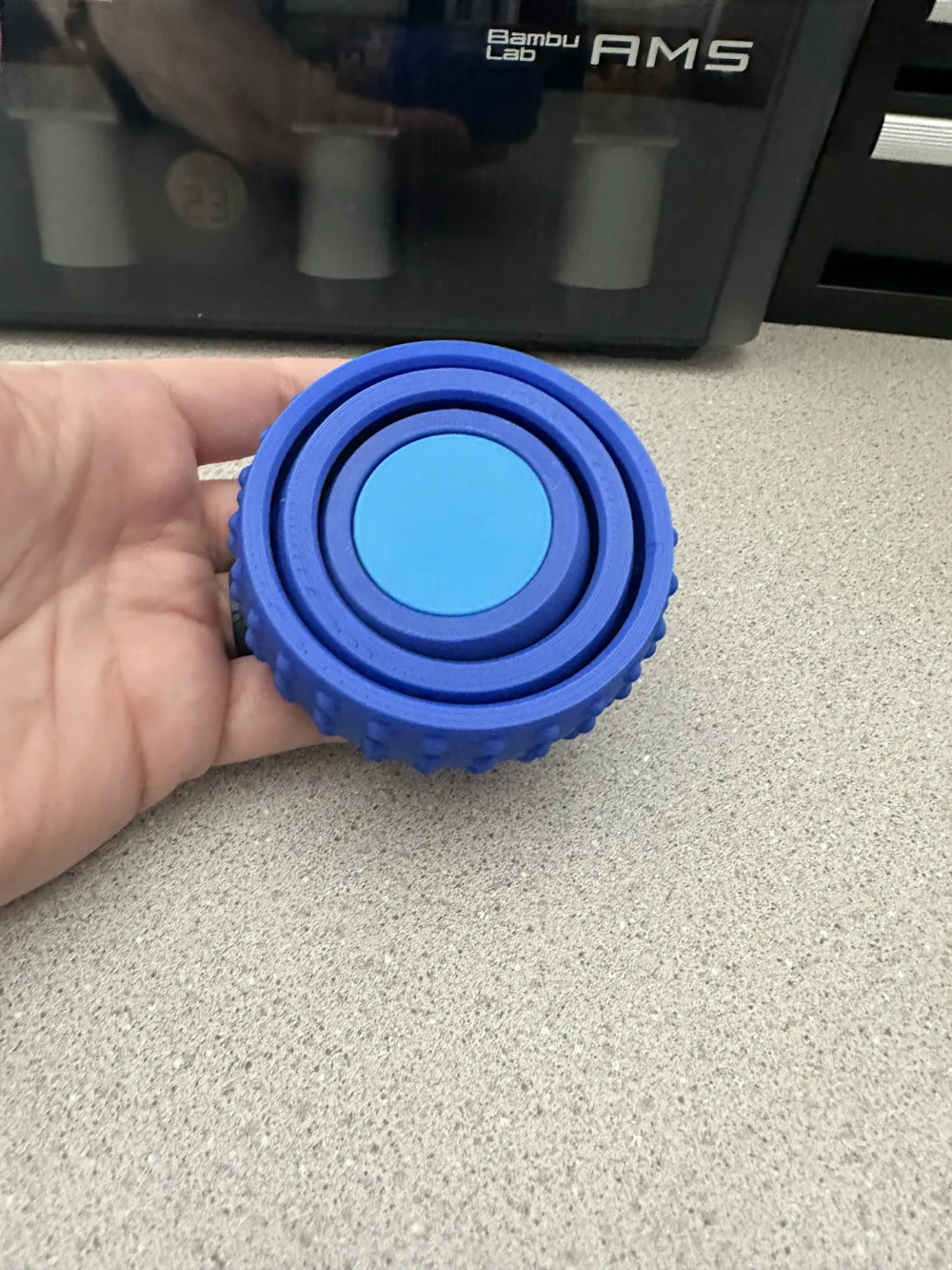 Jumbo Fidget Gyro with Center Spinner by The 3D Imagineer - MakerWorld