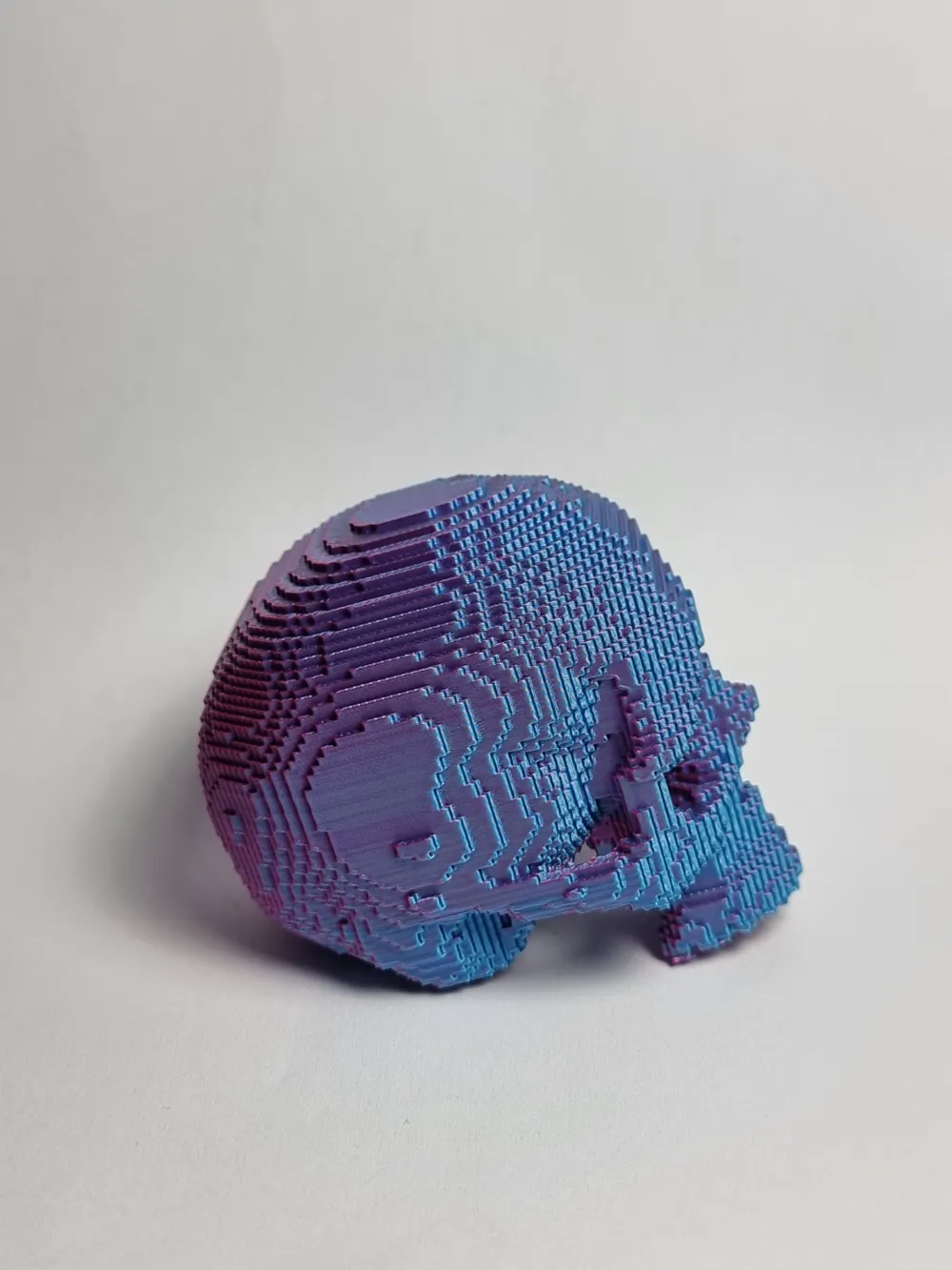 8bit Skull Head by OverhangOverlord MakerWorld: Download Free 3D Models