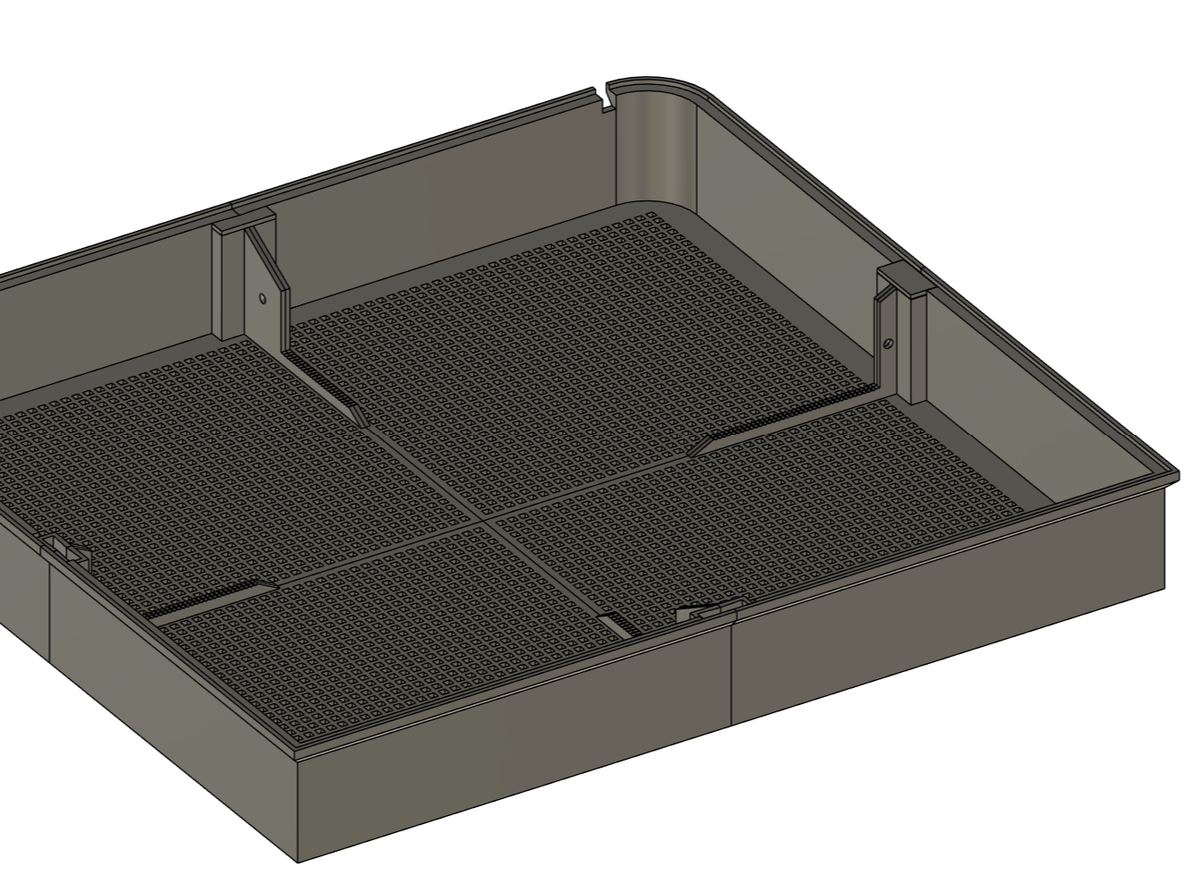 Fully perforated riser for placing heating plates by user_2034806509 ...