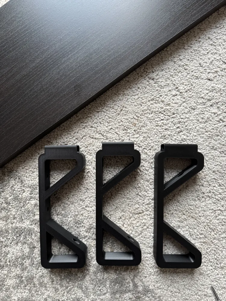 Modern Monitor Riser - with cable management - Free 3D Print Model ...