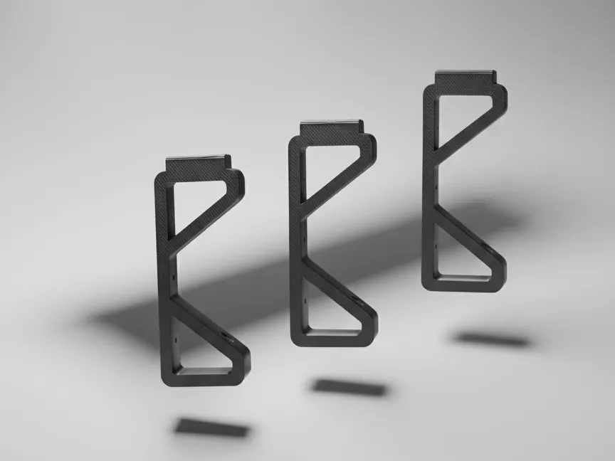 Modern Monitor Riser - with cable management - Free 3D Print Model ...