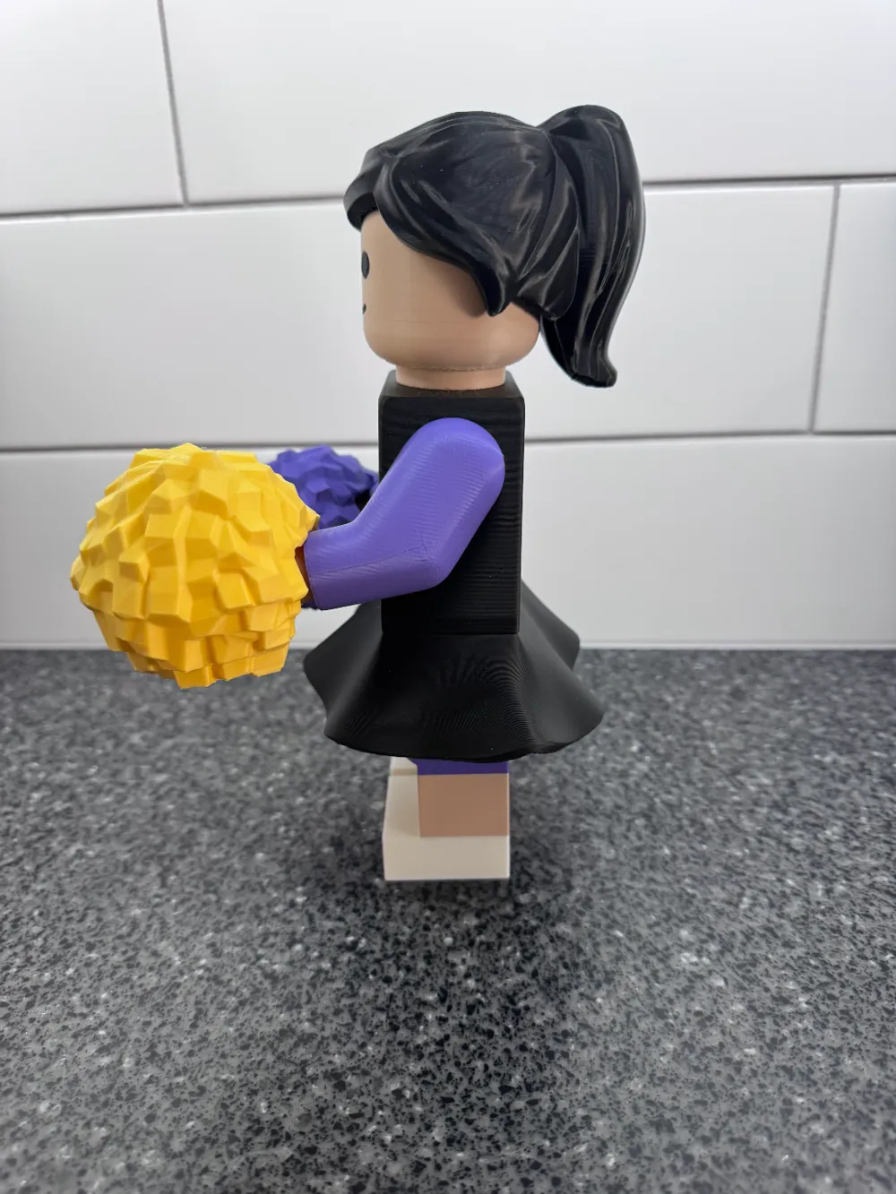 Cheerleader/Pom Pom - Free 3D Print Model - MakerWorld