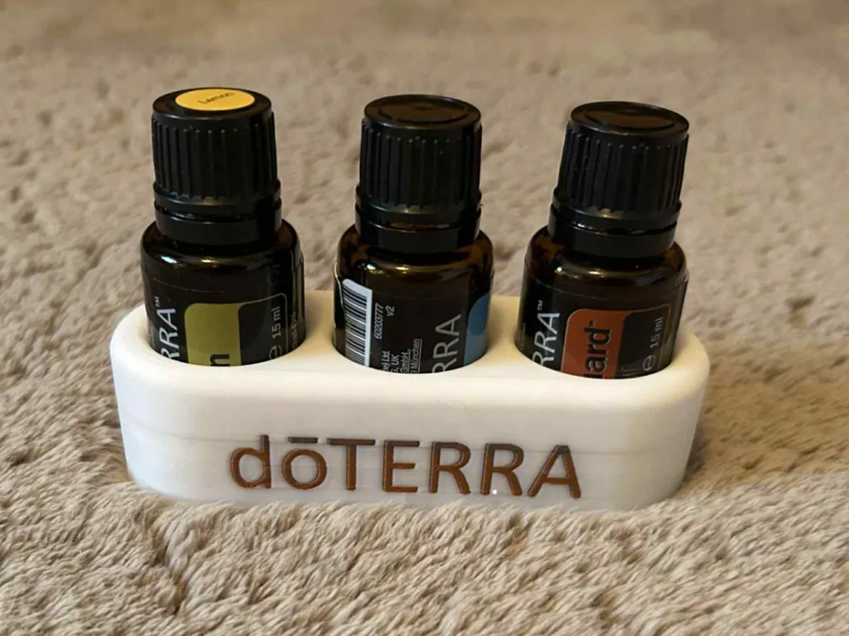 Suporte Trio para Óleos Essenciais - DoTerra - Modelo gratuito para ...