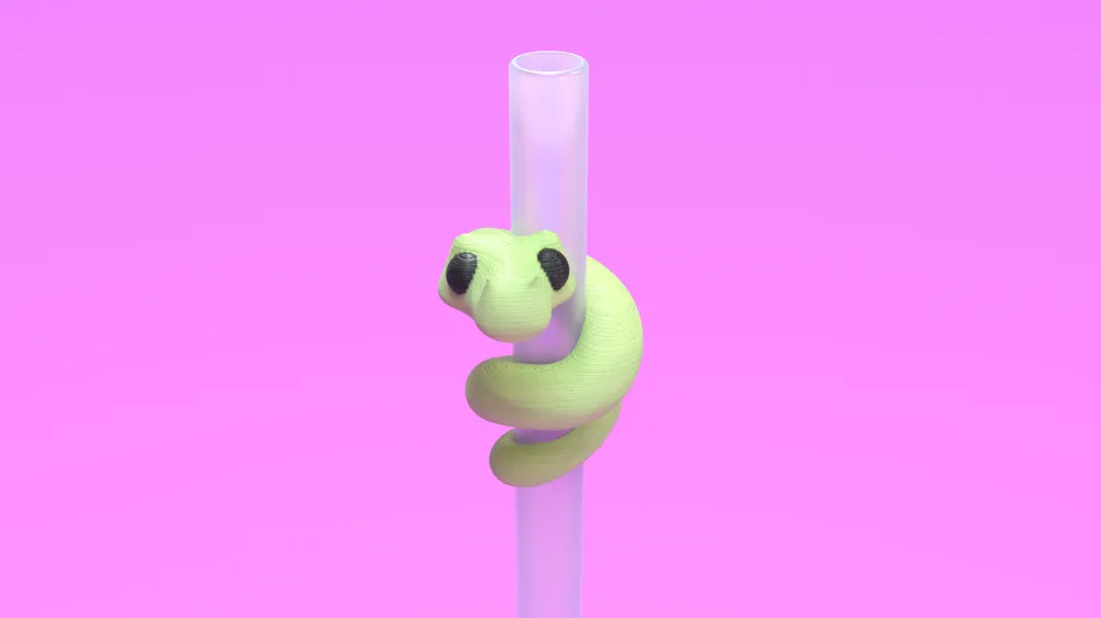 Lucky Snake - Straw Hugger by The inked Oak MakerWorld: Download Free ...