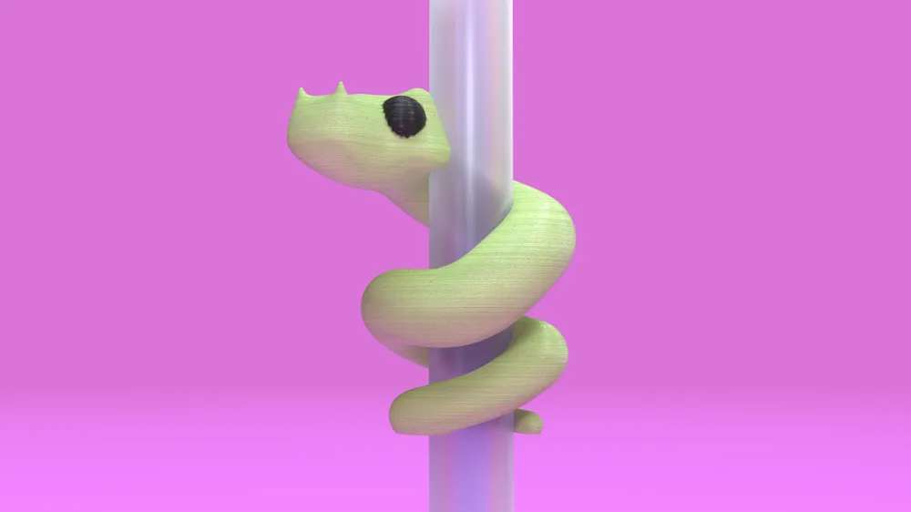 Lucky Snake - Straw Hugger by The inked Oak MakerWorld: Download Free ...