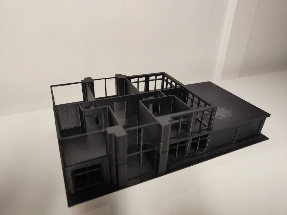 Modern house (with floorplan) by Norden systems - MakerWorld