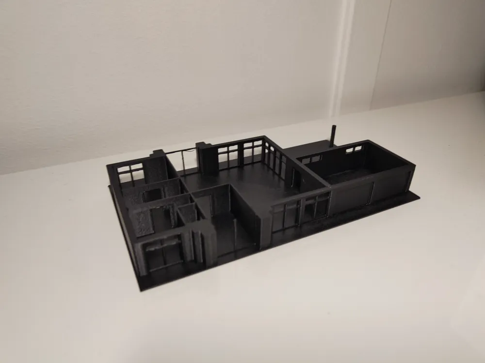 Modern house (with floorplan) by Norden systems - MakerWorld