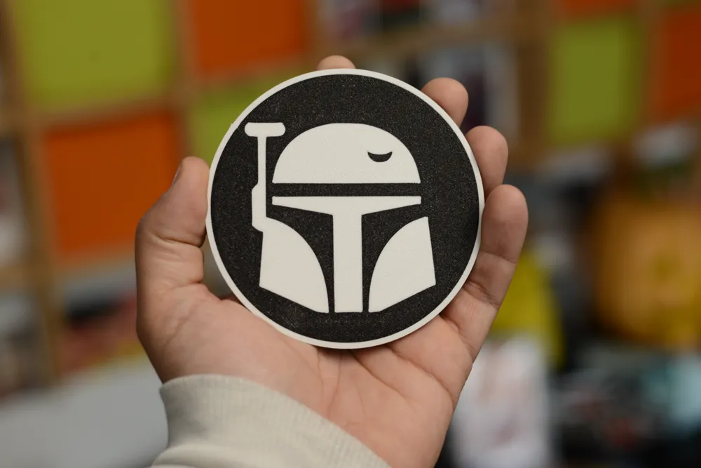 Mandalorian Coaster by GB - MakerWorld