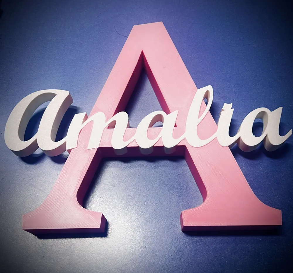 Letrero Puzzle - Free 3D Print Model - MakerWorld