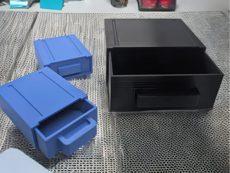 Modular Sliding Drawer – Fully Parametric Box by Handsin3d MakerWorld: Download Free 3D Models