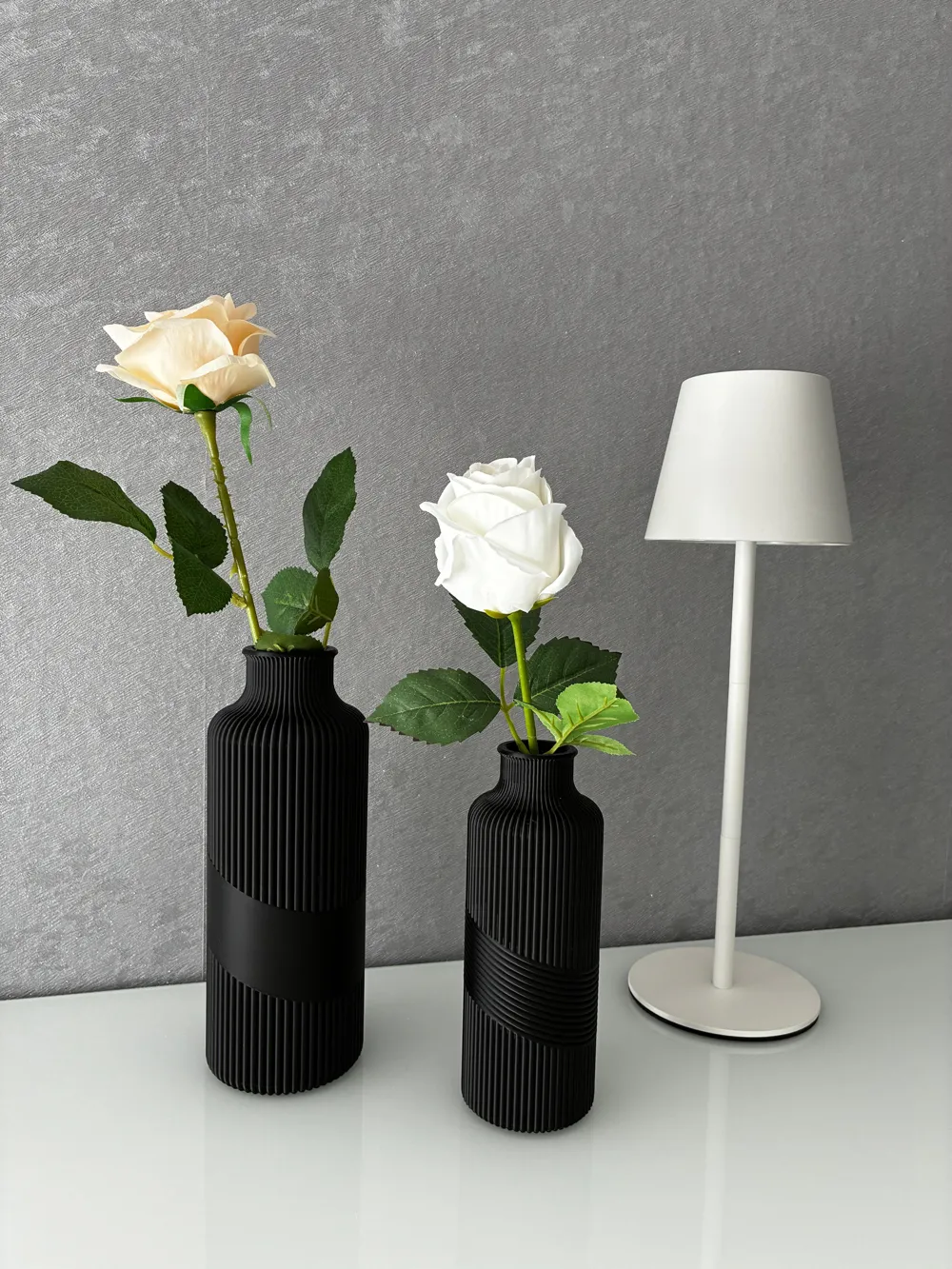 Modern Ribbed Vase - Free 3D Print Model - MakerWorld