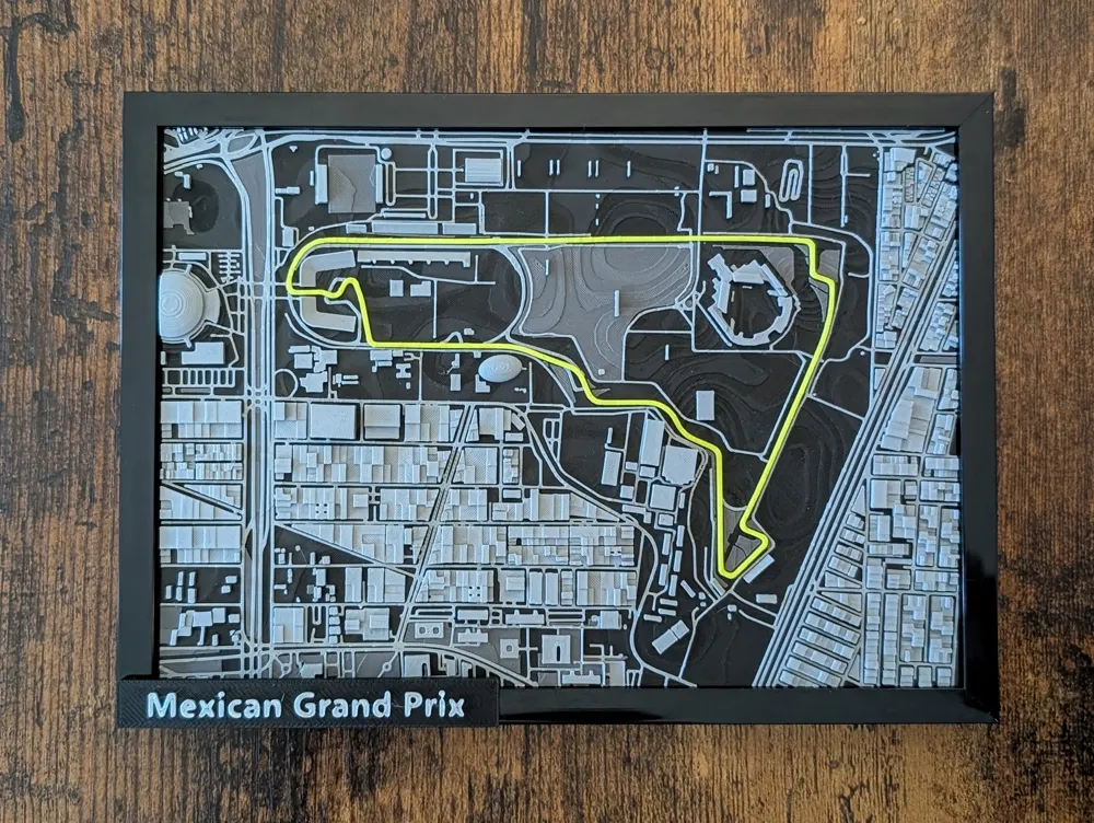 Mexican Grand Prix 3D Miniature - Free 3D Print Model - MakerWorld