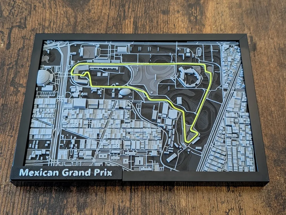 Mexican Grand Prix 3D Miniature - Free 3D Print Model - MakerWorld