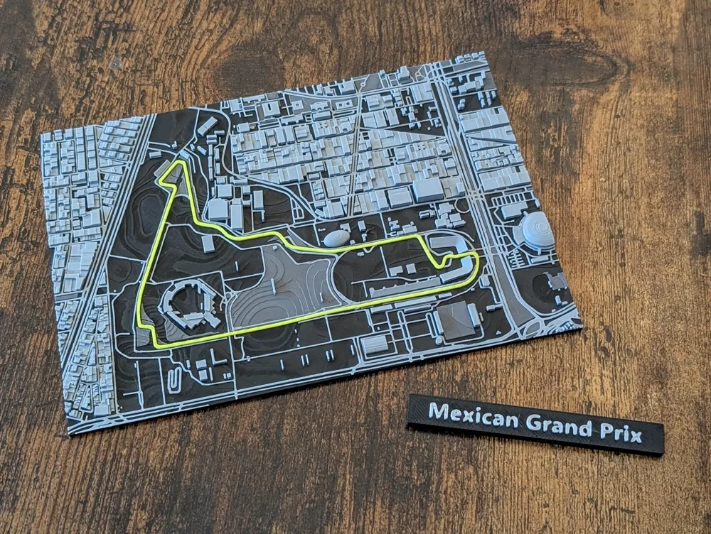 Mexican Grand Prix 3D Miniature - Free 3D Print Model - MakerWorld