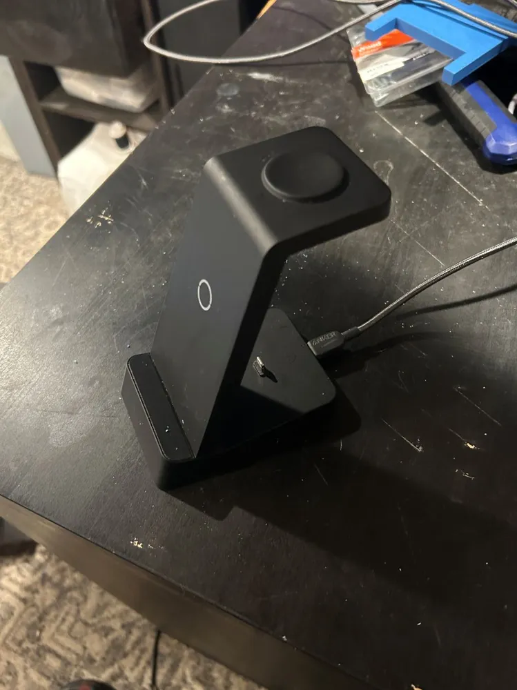 Sideways Phone Charging Cradle - Free 3D Print Model - MakerWorld